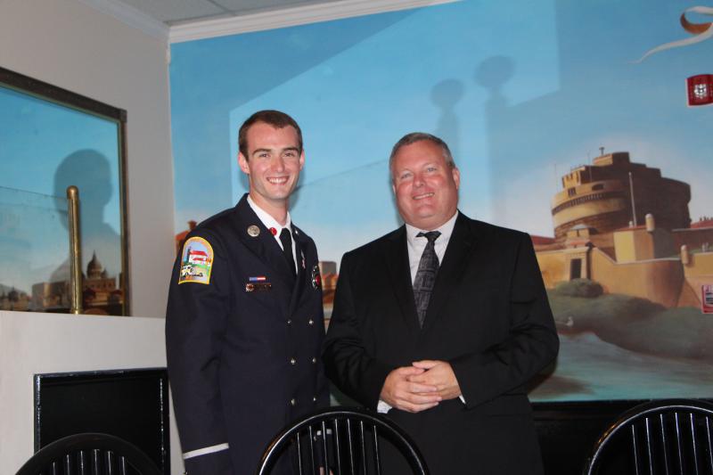Watch Hill Fire Chief Robert Peacock receives the Rhode Island State ...