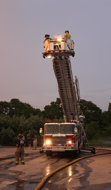 Watch Hill Firefighters Conduct Joint Aerial Ladder Training With ...